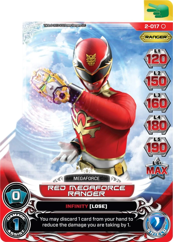 Red Megaforce Ranger (2-017) | PRACG Wiki | Fandom
