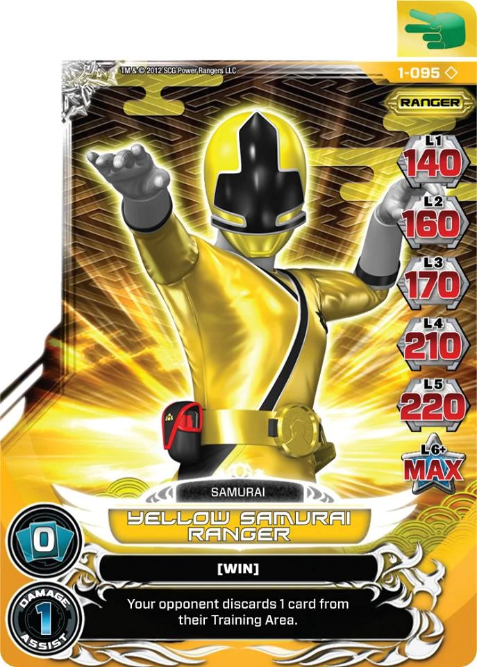 Yellow Samurai Ranger (1-095) | PRACG Wiki | Fandom