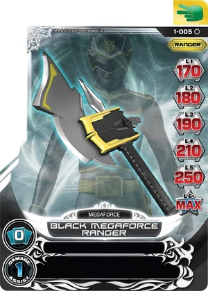 Black Megaforce Ranger (1-005) | PRACG Wiki | Fandom