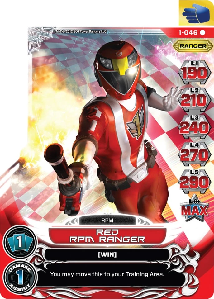 Red RPM Ranger (1-046) | PRACG Wiki | Fandom