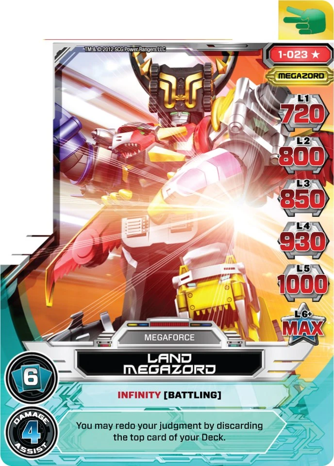 Land Megazord (1-023) | PRACG Wiki | Fandom