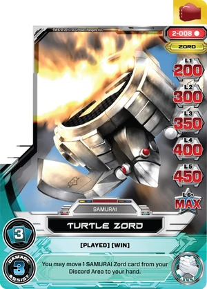 Turtle Zord (2-008) | PRACG Wiki | Fandom