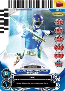 Blue Megaforce Ranger (1-110) | PRACG Wiki | Fandom