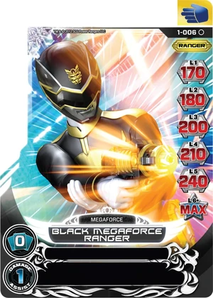 Black Megaforce Ranger (1-006) | PRACG Wiki | Fandom
