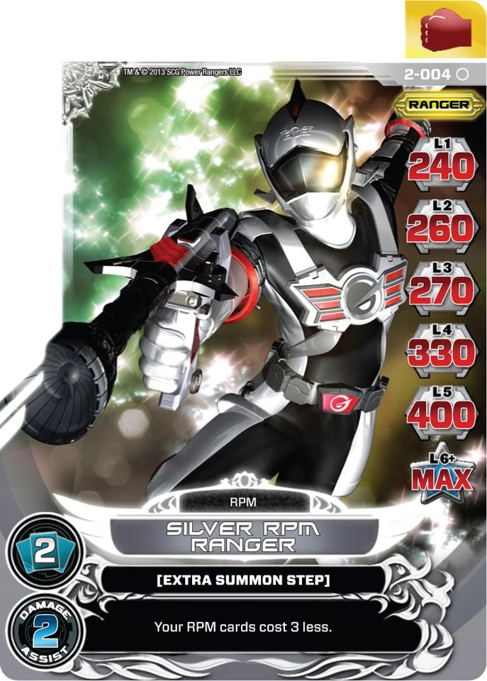 Silver RPM Ranger (2-004) | PRACG Wiki | Fandom