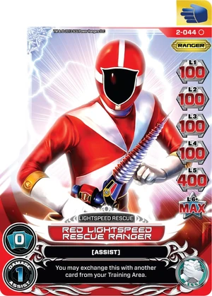 Red Lightspeed Rescue Ranger (2-044) | PRACG Wiki | Fandom