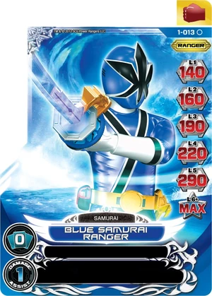 Blue Samurai Ranger (1-013) | PRACG Wiki | Fandom