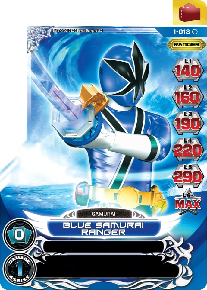 Blue Samurai Ranger (1-013) | PRACG Wiki | Fandom