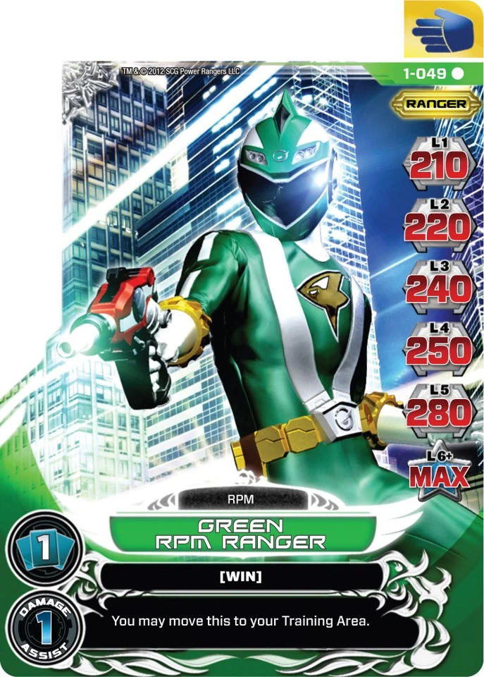 Green RPM Ranger (1-049) | PRACG Wiki | Fandom