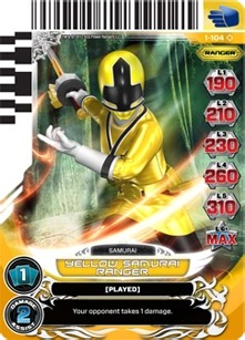 Yellow Samurai Ranger (1-104) | PRACG Wiki | Fandom