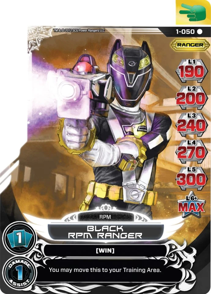 Black RPM Ranger (1-050) | PRACG Wiki | Fandom