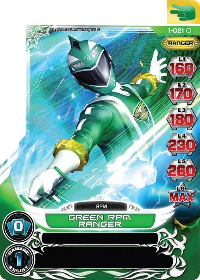Green RPM Ranger (1-021) | PRACG Wiki | Fandom