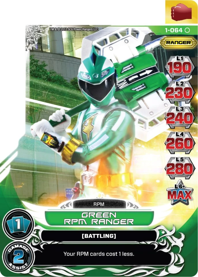Green RPM Ranger (1-064) | PRACG Wiki | Fandom