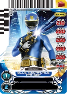 Blue Megaforce Ranger (1-044) | PRACG Wiki | Fandom