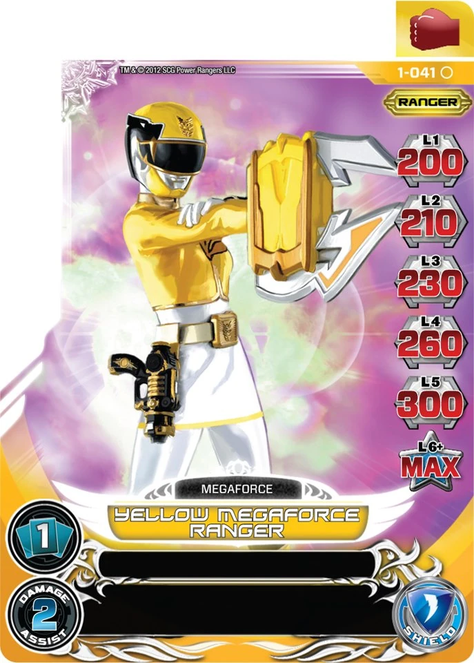 Yellow Megaforce Ranger (1-041) | PRACG Wiki | Fandom