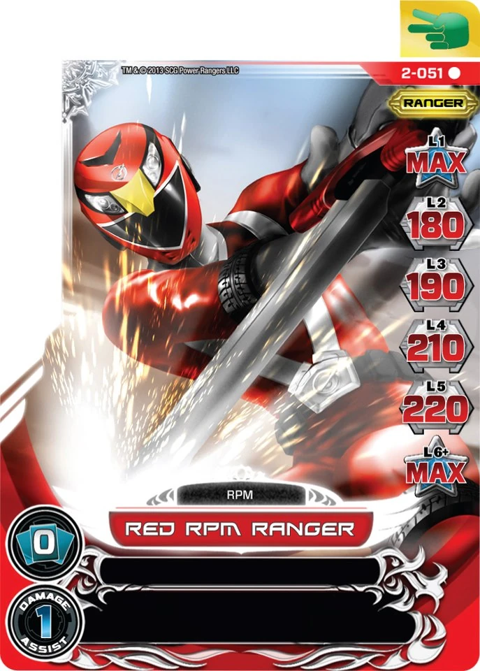 Red RPM Ranger (2-051) | PRACG Wiki | Fandom