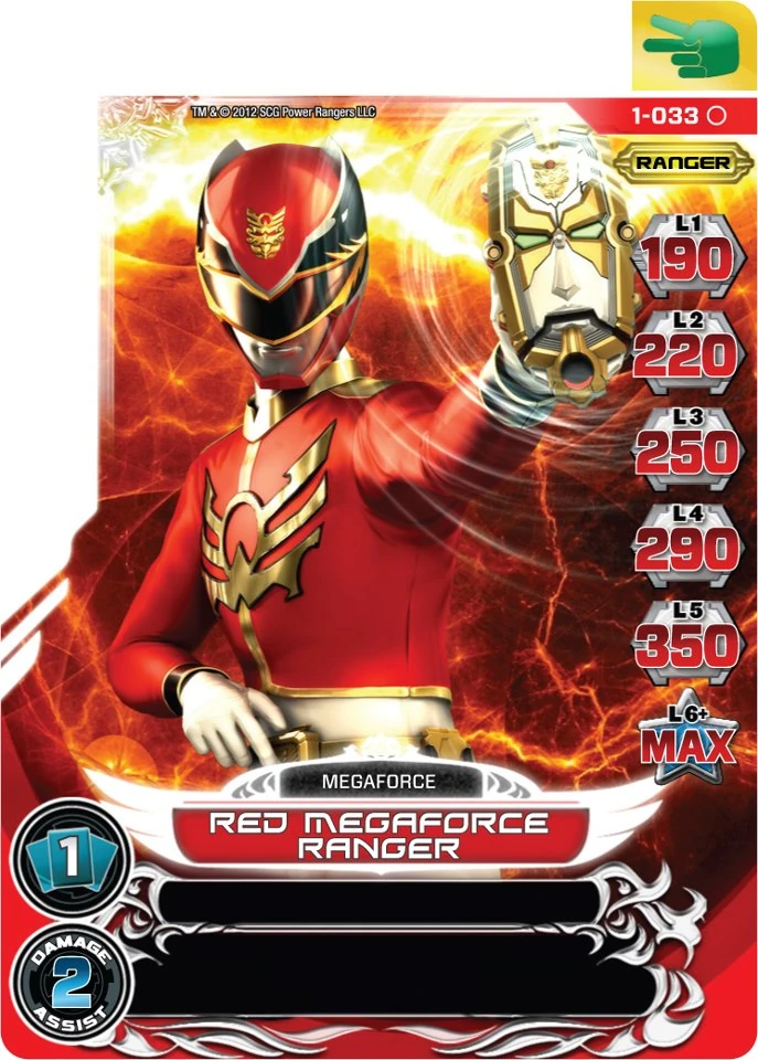 Red Megaforce Ranger (1-033) | PRACG Wiki | Fandom