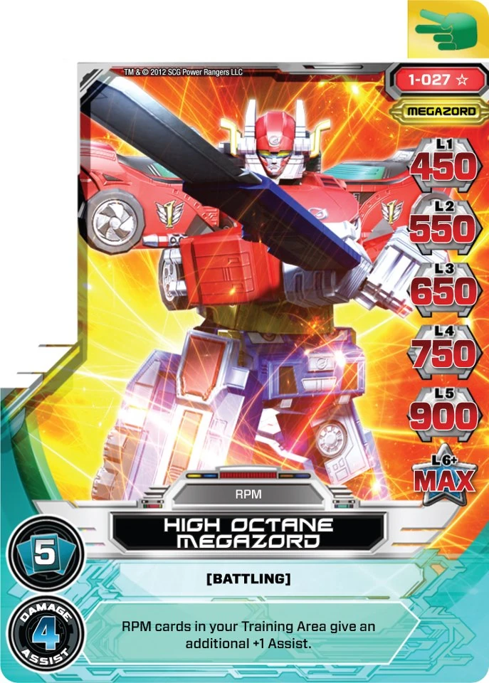 High Octane Megazord (1-027) | PRACG Wiki | Fandom