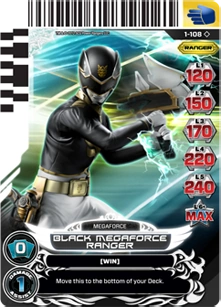 Black Megaforce Ranger (1-108) | PRACG Wiki | Fandom