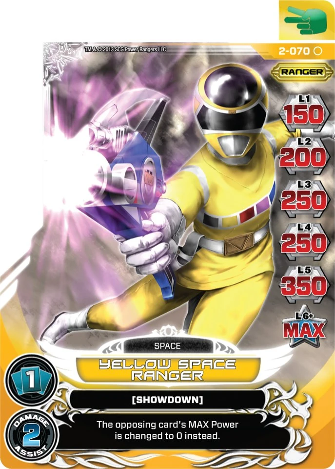 Yellow Space Ranger (2-070) | PRACG Wiki | Fandom