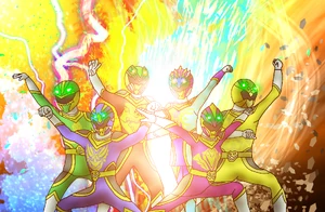 Conryu Sentai Gaburyuger | Power Rangers Fanon Wiki | Fandom