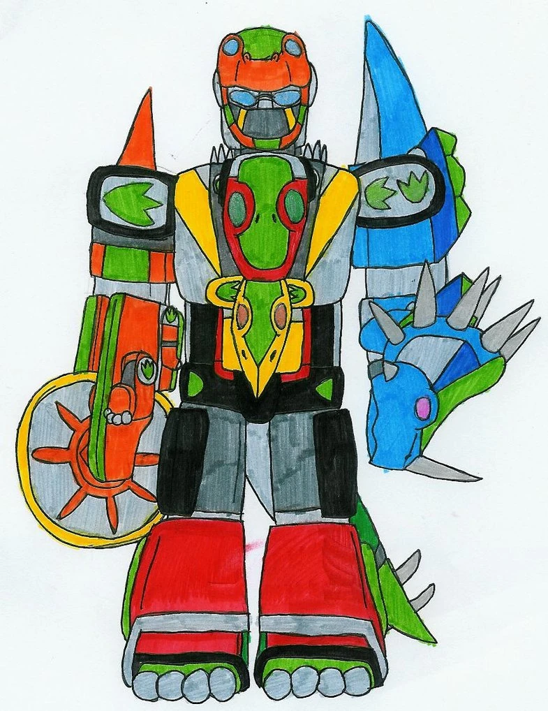 Power Rangers Megazord Drawing