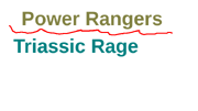 Power rangers-Triassic rage | Power Rangers Fanon Wiki | Fandom