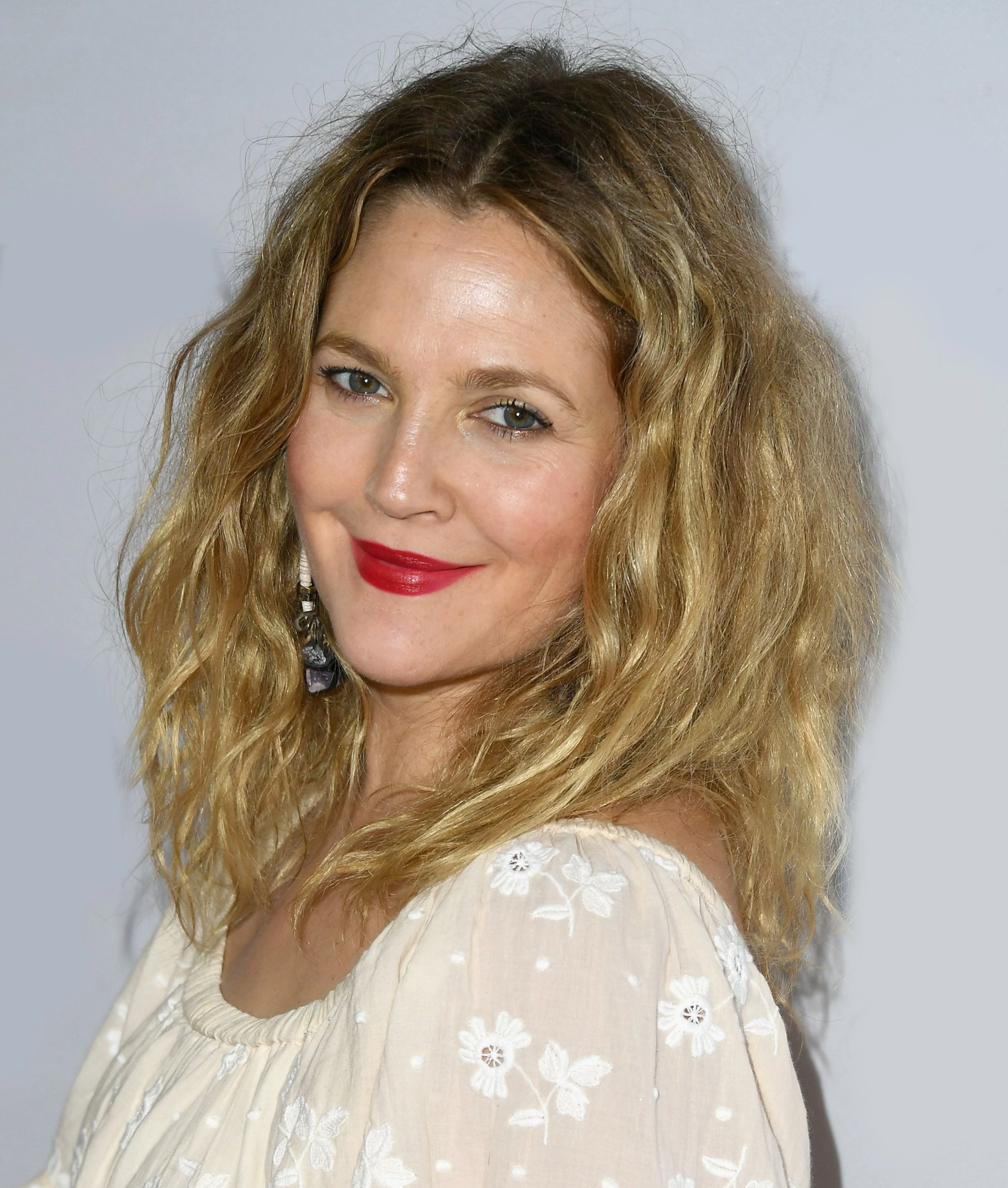 Drew Barrymore Curly Hair