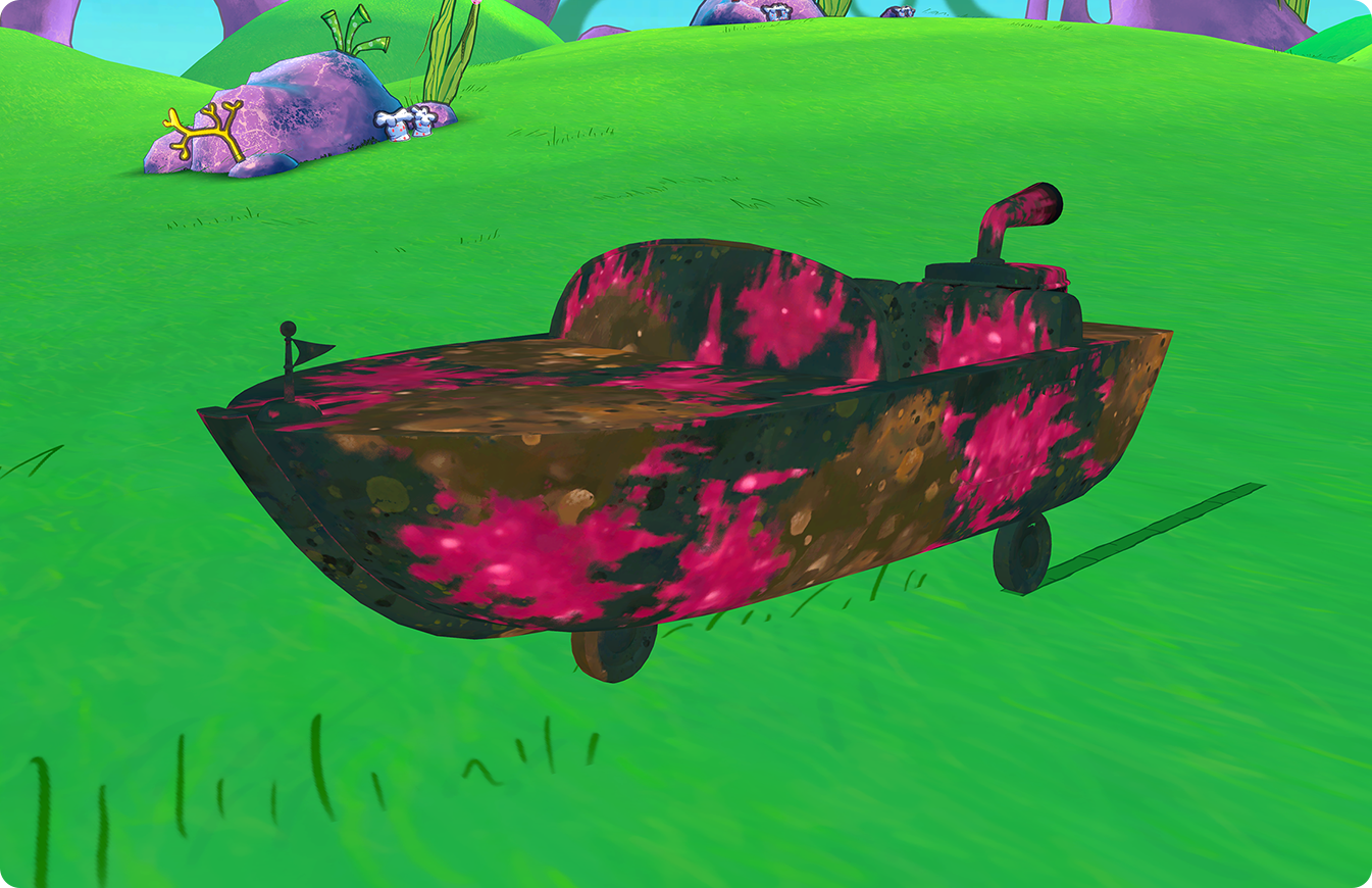 Invisible Boat Mobile