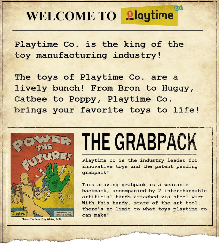 Playtime Article | Poppy Playtime Wiki | Fandom