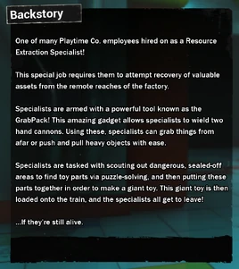 Character Backgrounds | Poppy Playtime Wiki | Fandom
