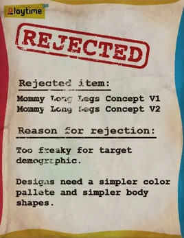 Rejection Notes | Poppy Playtime Wiki | Fandom