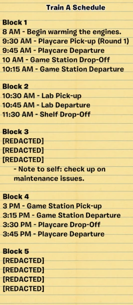 Train A Schedule | Poppy Playtime Wiki | Fandom