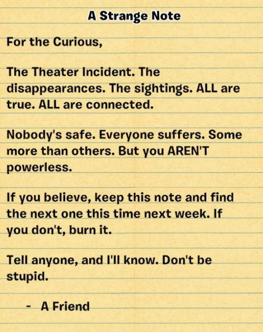 A Strange Note | Poppy Playtime Wiki | Fandom