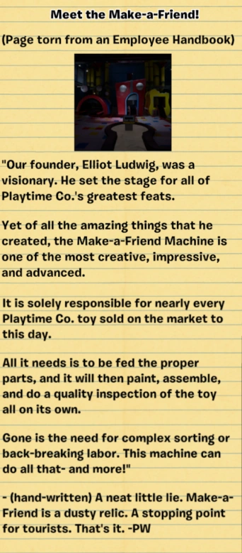 Meet the Make-a-Friend! | Poppy Playtime Wiki | Fandom