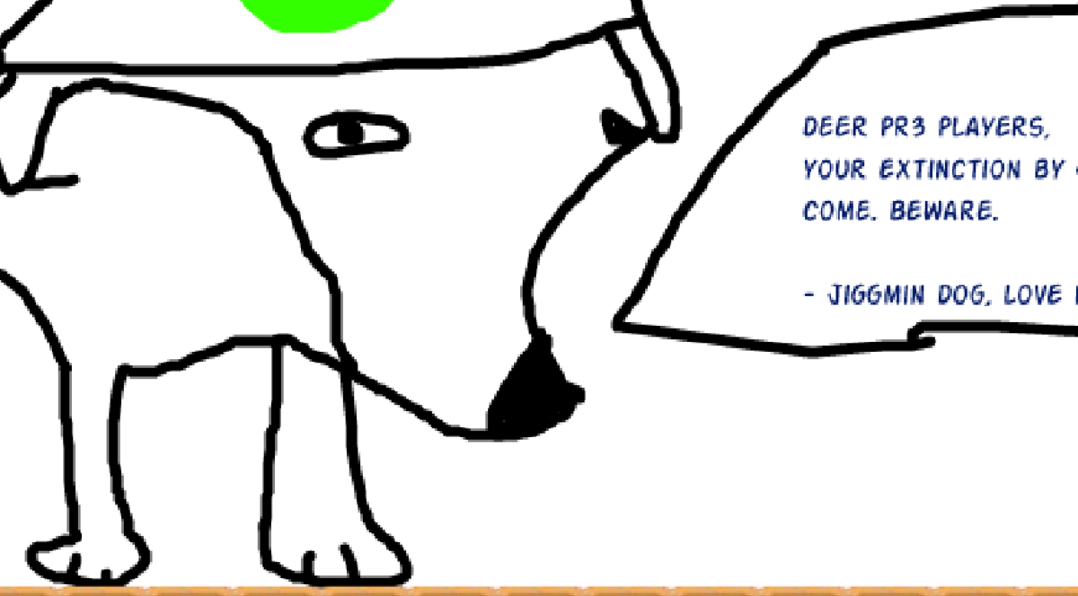 Jiggmin Dog Is Here. | PR3 Reborn Wiki | Fandom