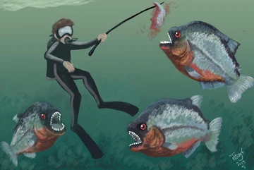 Prehistoric Piranha Fish
