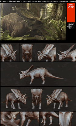 Planet Dinosaur Chasmosaurus