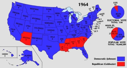 1964 presidential election | Presidentialpedia | Fandom