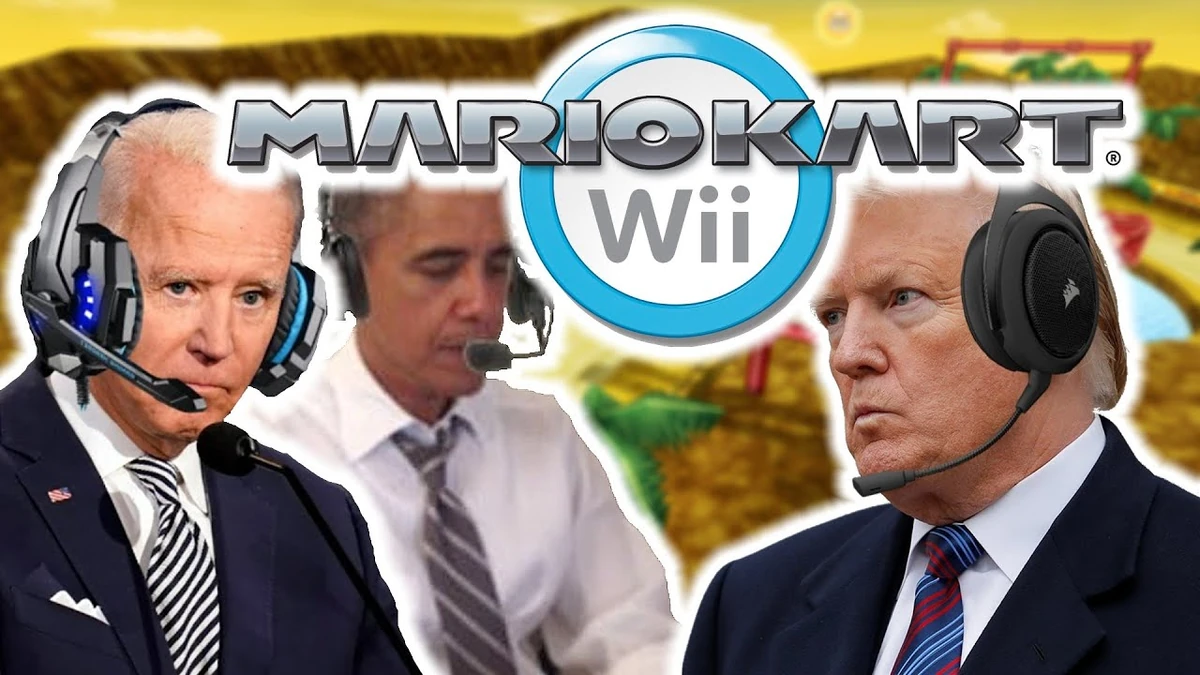 US Presidents Play Mario Kart Wii 5 | Presidents Play Wiki | Fandom