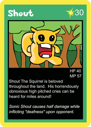 Shout the Squirrel | Press Start Wiki | Fandom