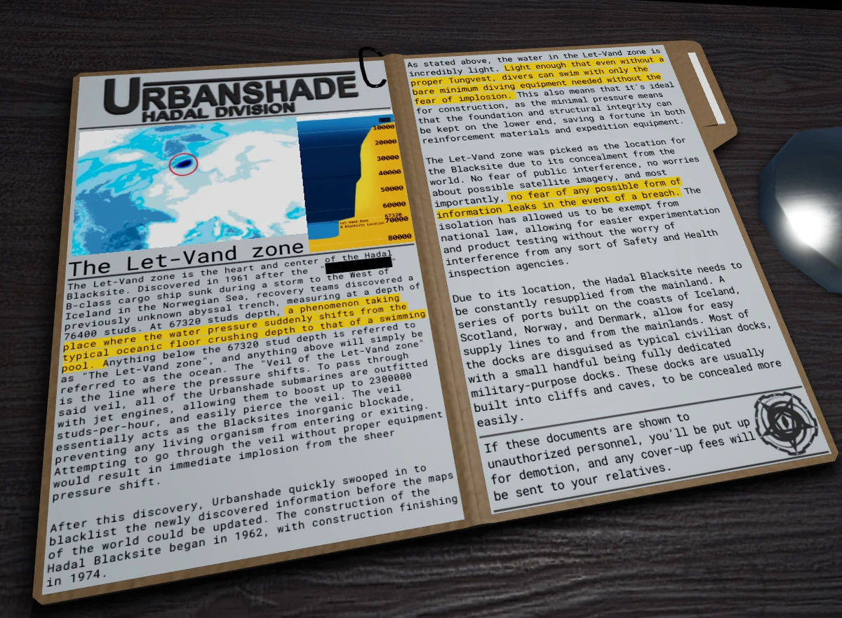 Documents/The Let-Vand Zone | Pressure Wiki | Fandom