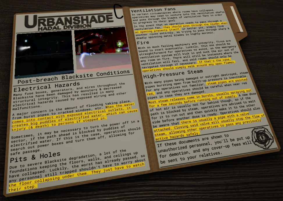 Documents/Environmental Hazards | Pressure Wiki | Fandom