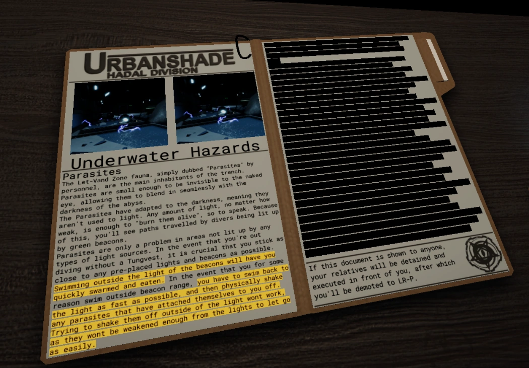 Documents/Underwater Hazards | Pressure Wiki | Fandom