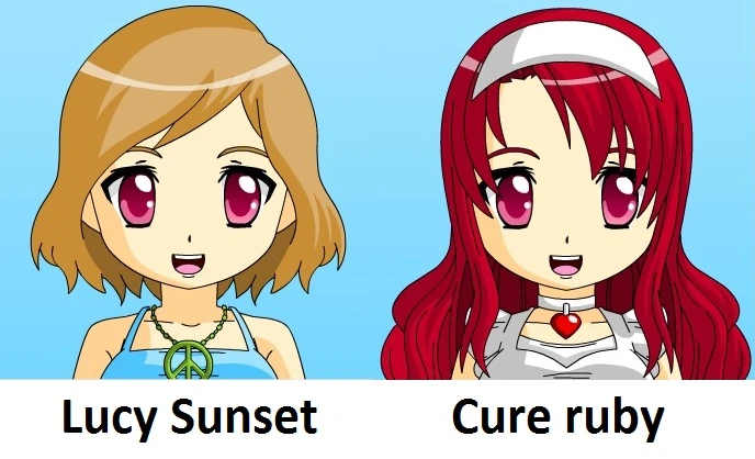 Cure Ruby/Lucy Sunset | Wiki Pretty Cure Fandom | Fandom