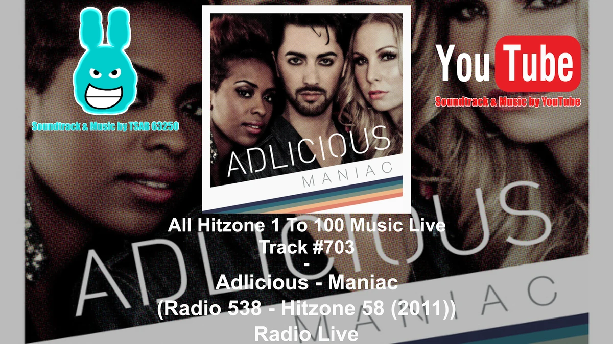 Track 703 - Adlicious - Maniac (Radio 538 - Hitzone 58 (2011)) Radio ...