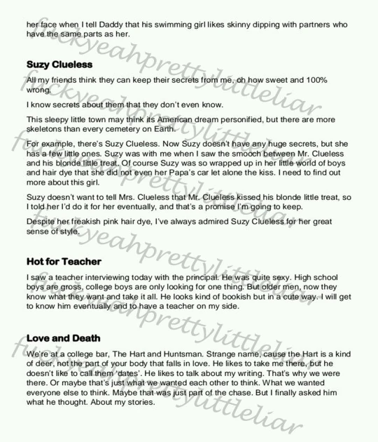 User blog:LovelyLies/Alison's diary | Pretty Little Liars Wiki | Fandom