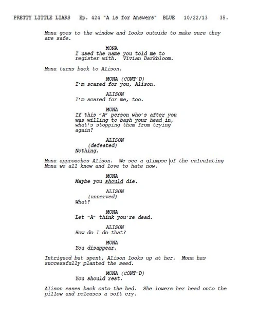 User blog:QueenBryannaXOXO/Mona convinced Alison to fake her death ...