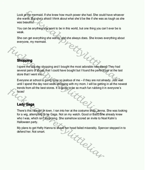 User blog:LovelyLies/Alison's diary | Pretty Little Liars Wiki | Fandom