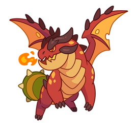 Fire Dragon Pyraxis | Prettymon Wiki | Fandom
